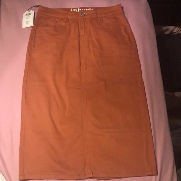 Inherit | Skirts | Remi Denim Midi Skirt | Poshmark